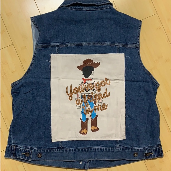 Disney | Jackets & Coats | Disney Her Universe Toy Story Woody Jean ...